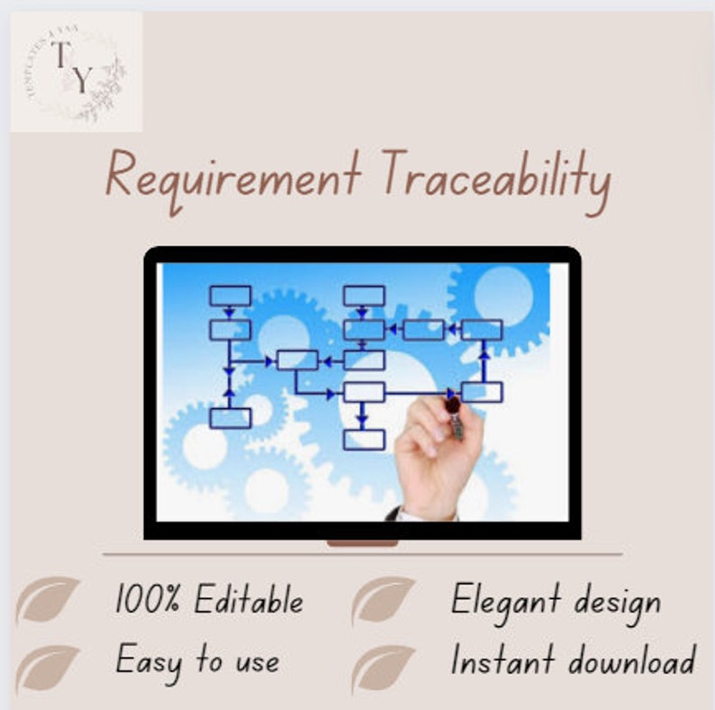 Requirement Traceability Matrix Template: Microsoft Excel - Etsy