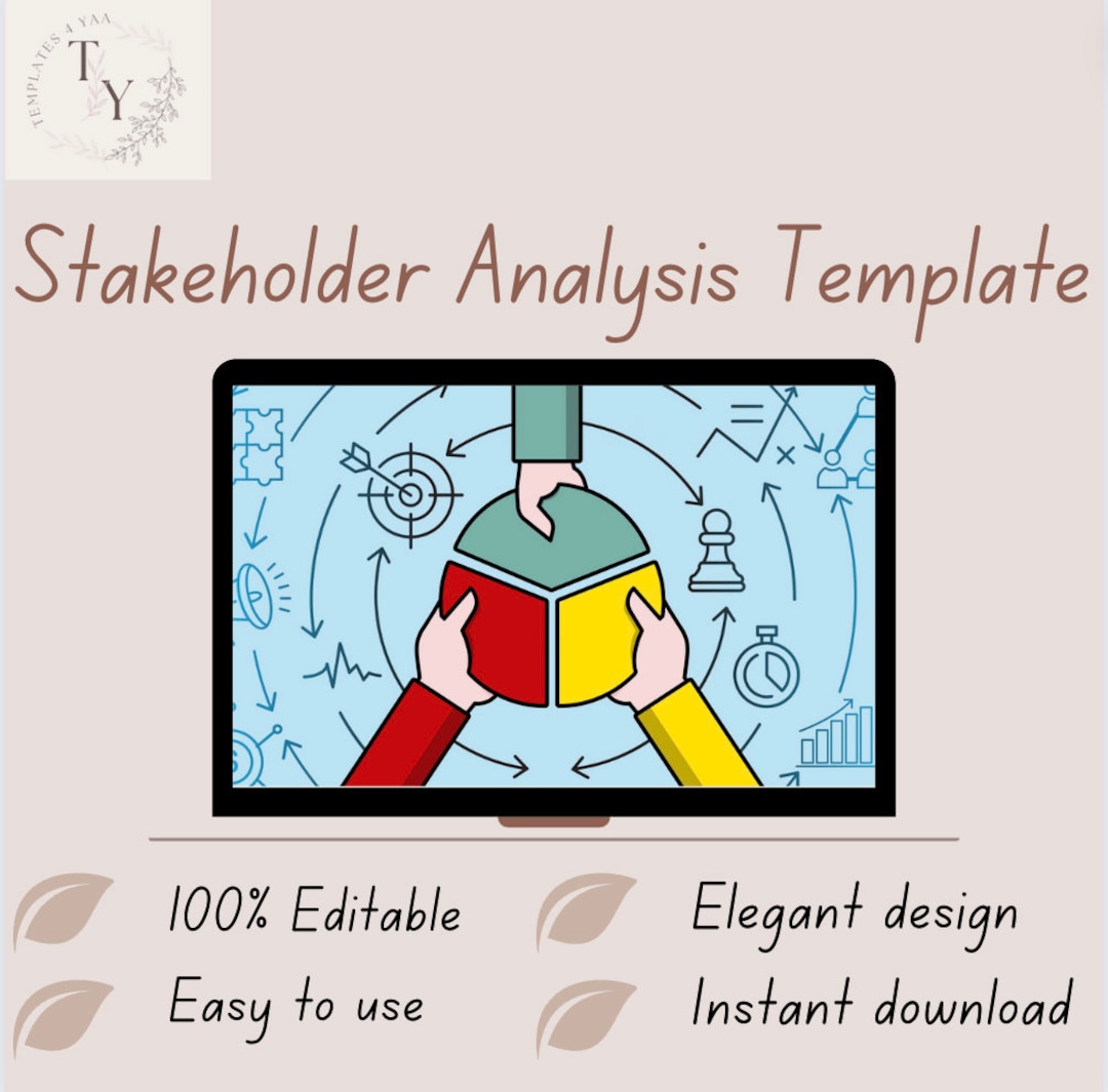 Stakeholder Analysis Template: Microsoft Powerpoint & Microsoft Excel ...