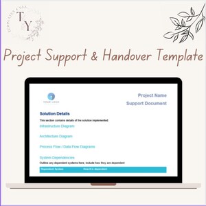 Seamless Project Support & Handover: Microsoft Word Template for ...