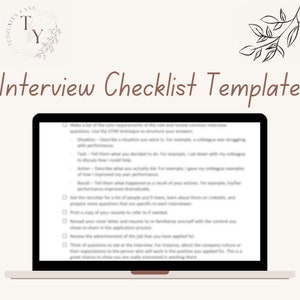 Interview Excellence: Comprehensive PDF Interview Checklist - Etsy