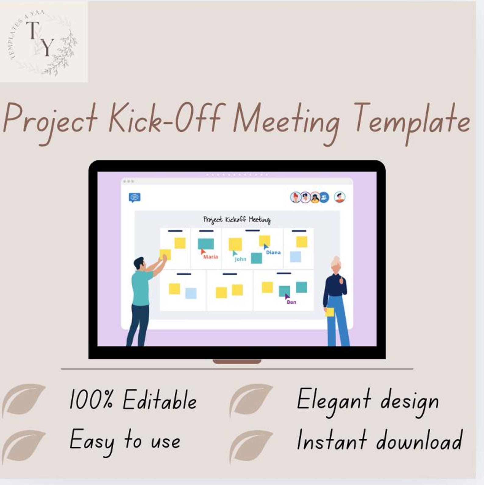 Strategic Blueprint: Project Kick-off Meeting/workshop Template - Etsy