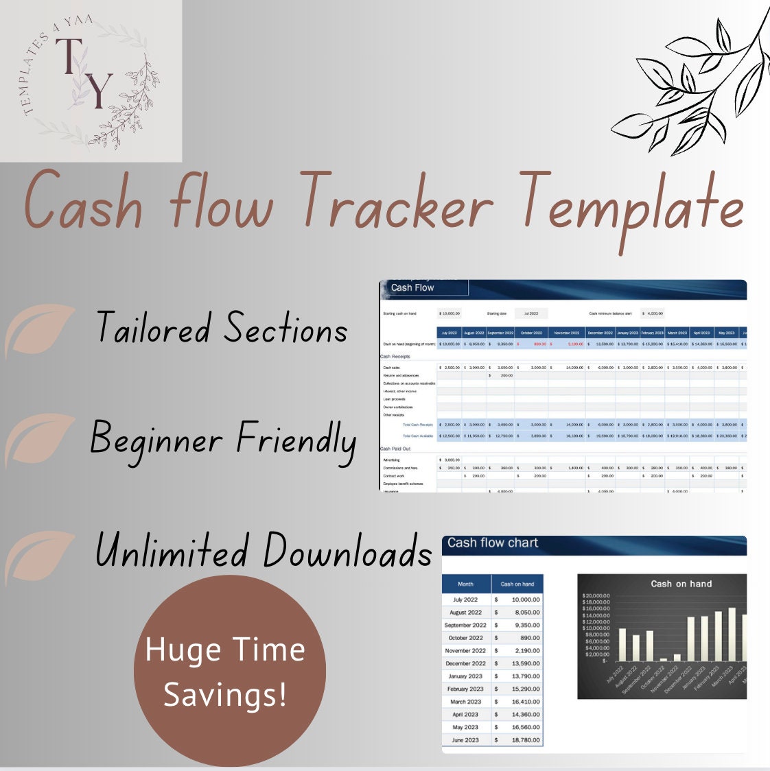 Smart Cash Flow Tracker Excel Template for Small to Medium Businesses ...