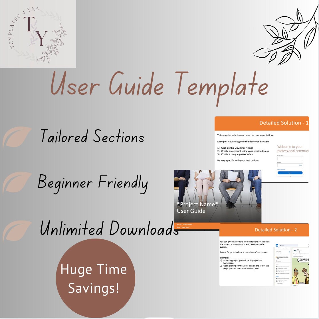 Comprehensive User Guide Pack - Word & Powerpoint Templates for ...
