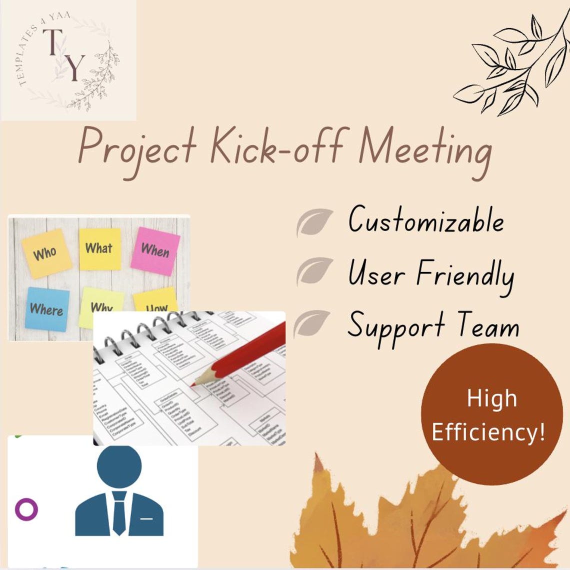 Strategic Blueprint: Project Kick-off Meeting/workshop Template - Etsy