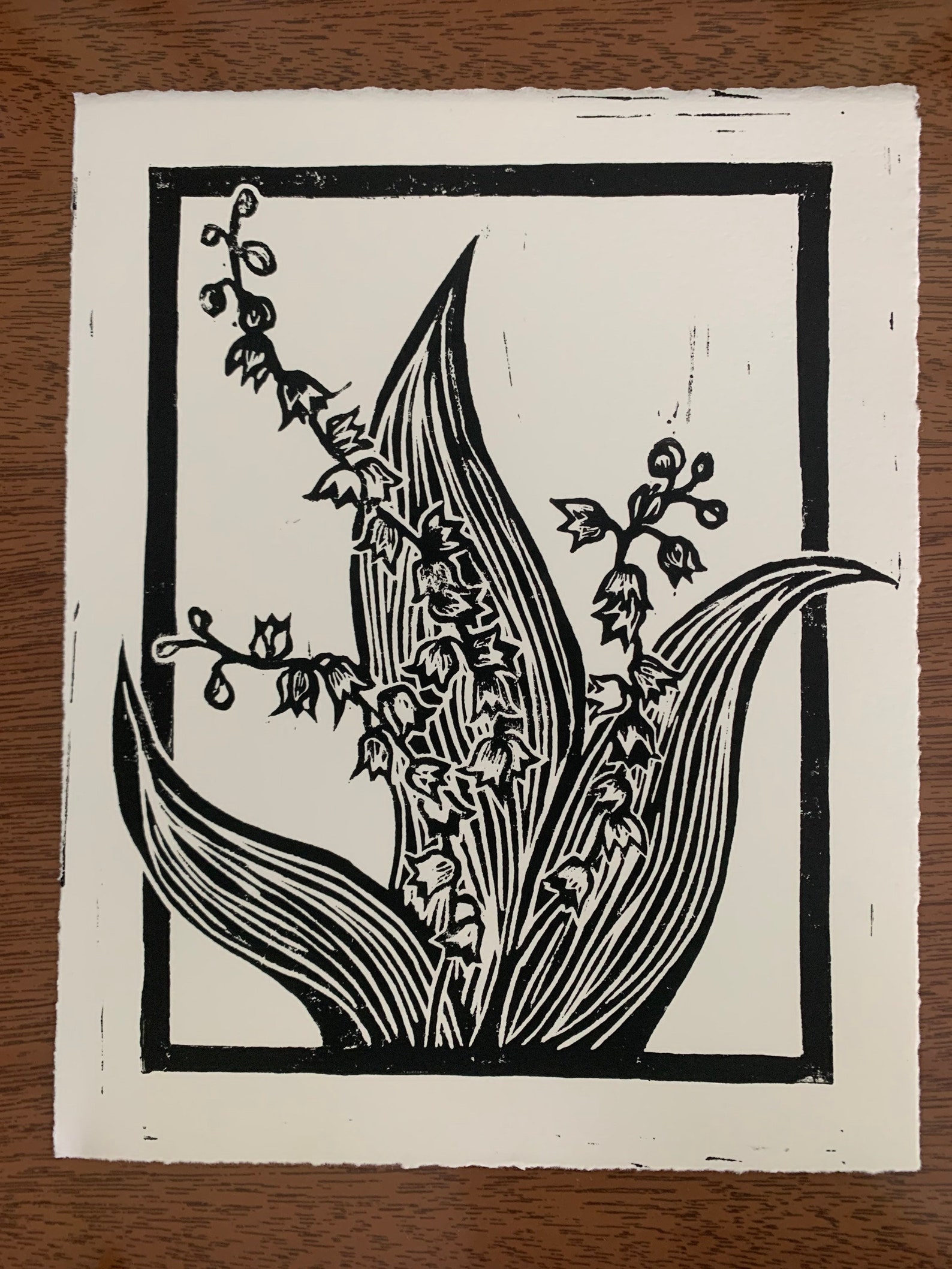 Daniel Linocut Print - Etsy