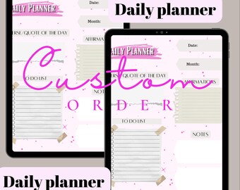 Digital Daily Planner - Etsy