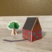Printable Paper House: With Tree and Pathway - Digital Download - Etsy