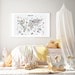 World Map Educational for Kids Room Animal World Map Montessori Nursery ...