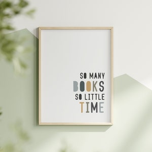 Kids Reading Corner Set of 6 Montessori Reading Nook Wall Art Decor - Etsy