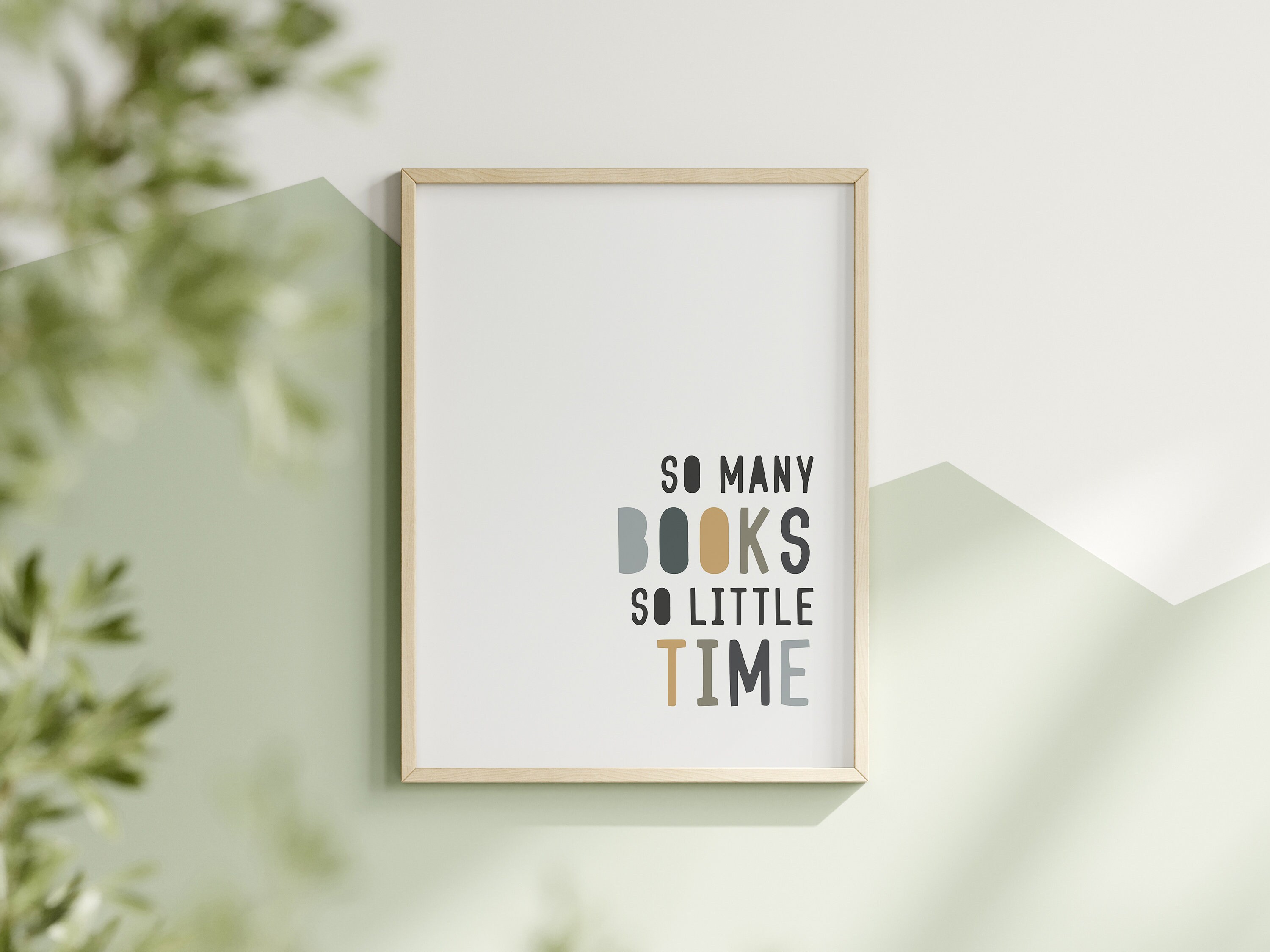 Kids Reading Corner Set of 6 Montessori Reading Wall Art Decor Boho ...