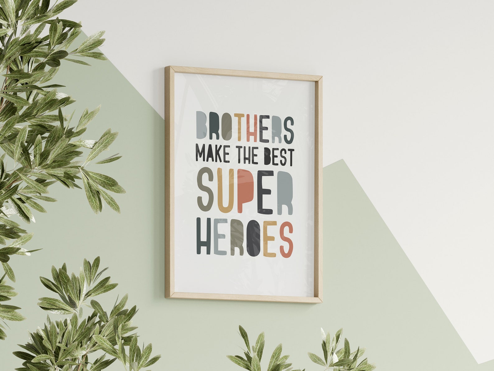 Brothers Make the Best Superheroes Printable Boy Nursery Prints ...