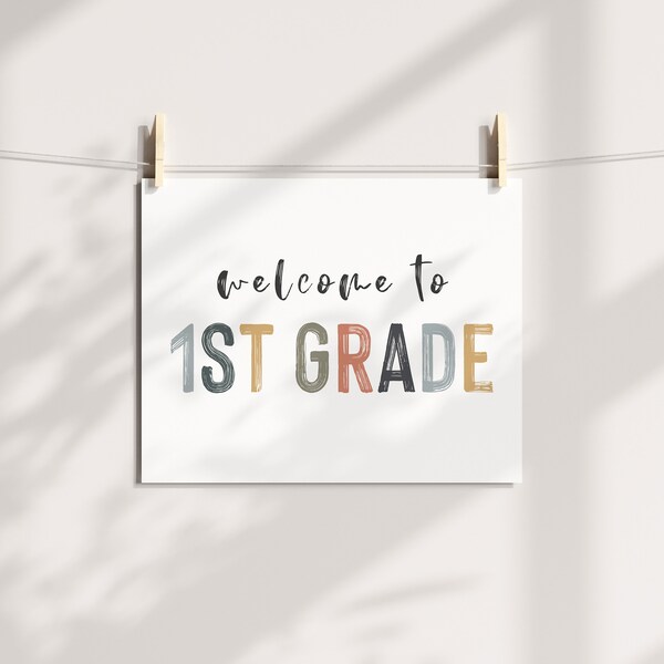 First Grade Posters for Classroom - Etsy