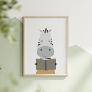 Kids Montessori Reading Corner Set of 6 Wall Art Decor Boho Classroom ...