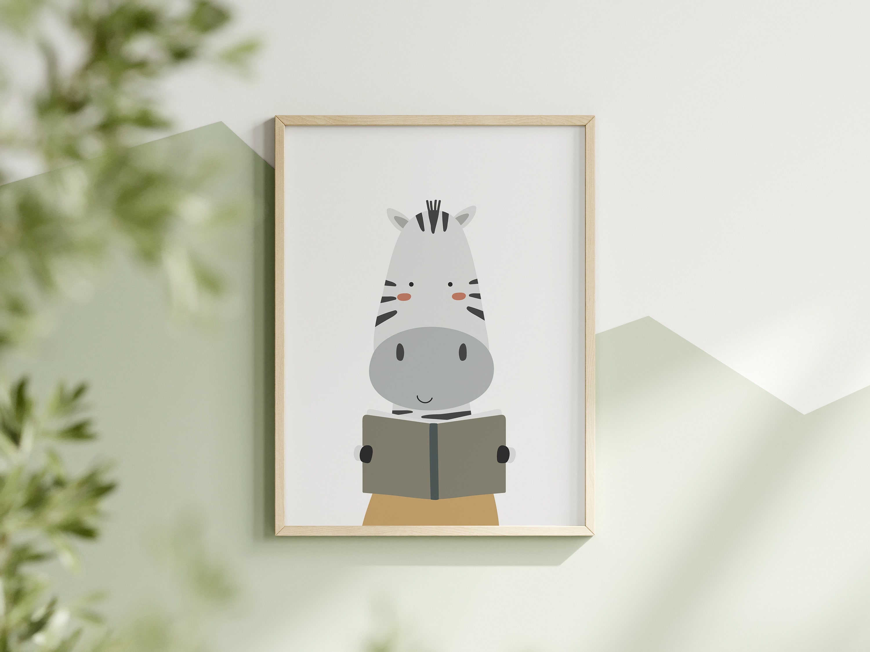 Kids Montessori Reading Corner Set of 6 Wall Art Decor Boho Classroom ...