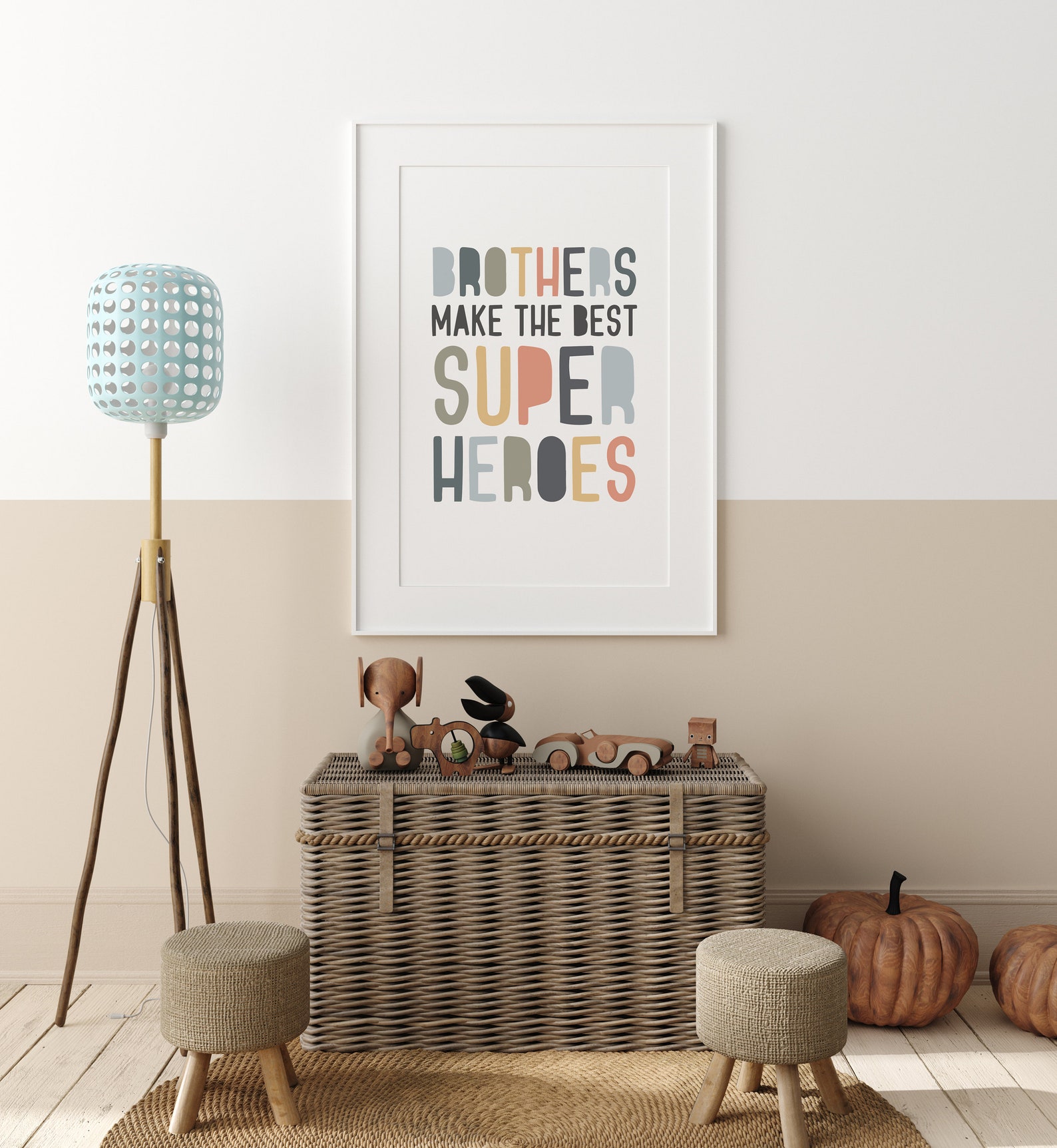 Brothers Make the Best Superheroes Printable Boy Nursery Prints ...