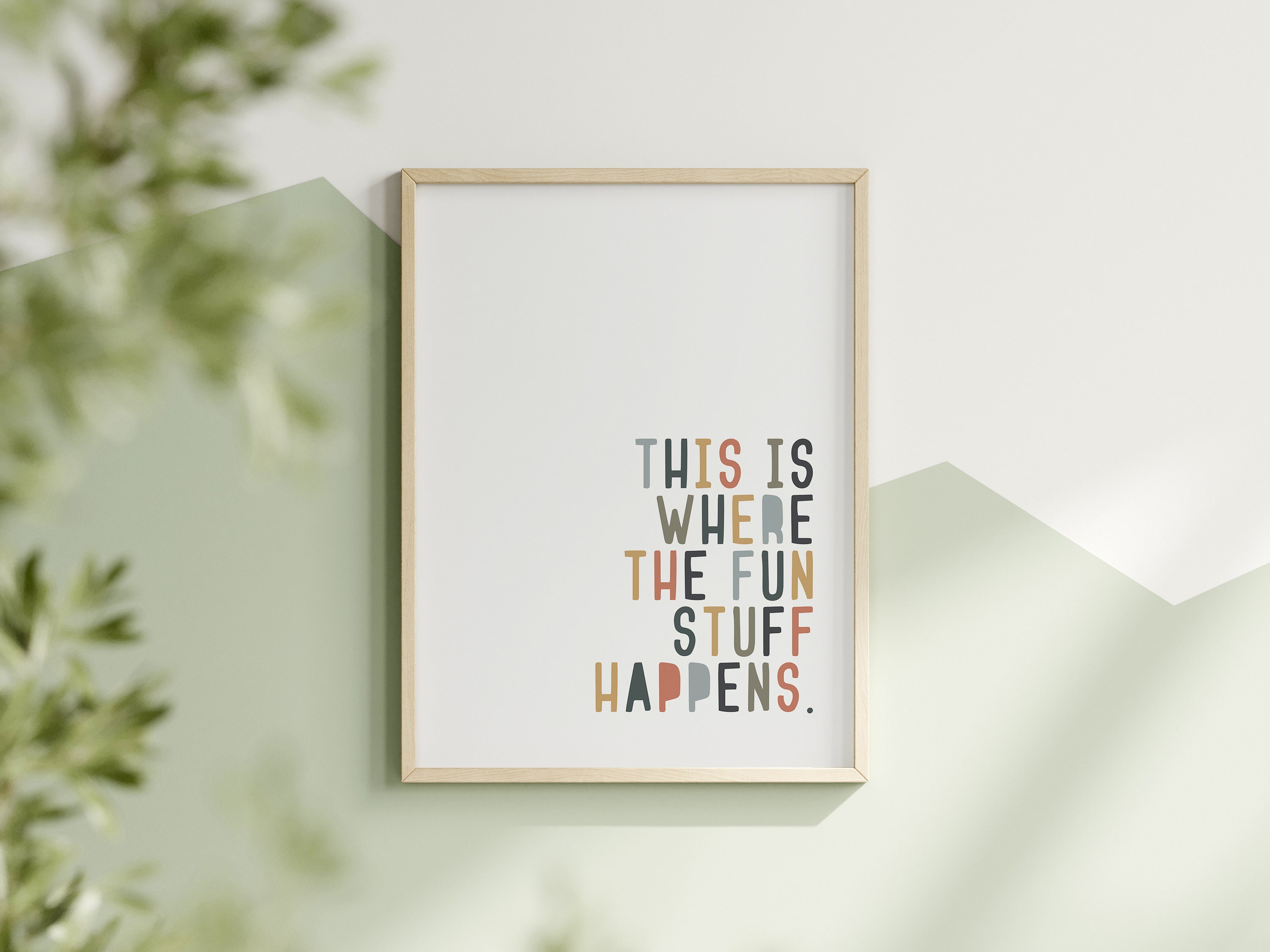 Kids Neutral Playroom Decor Wall Art Prints for Toddler Room Decor This ...