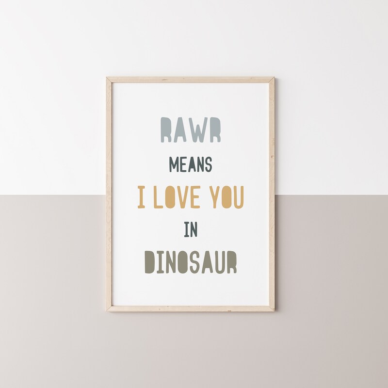 Dinosaur Rawr - Etsy