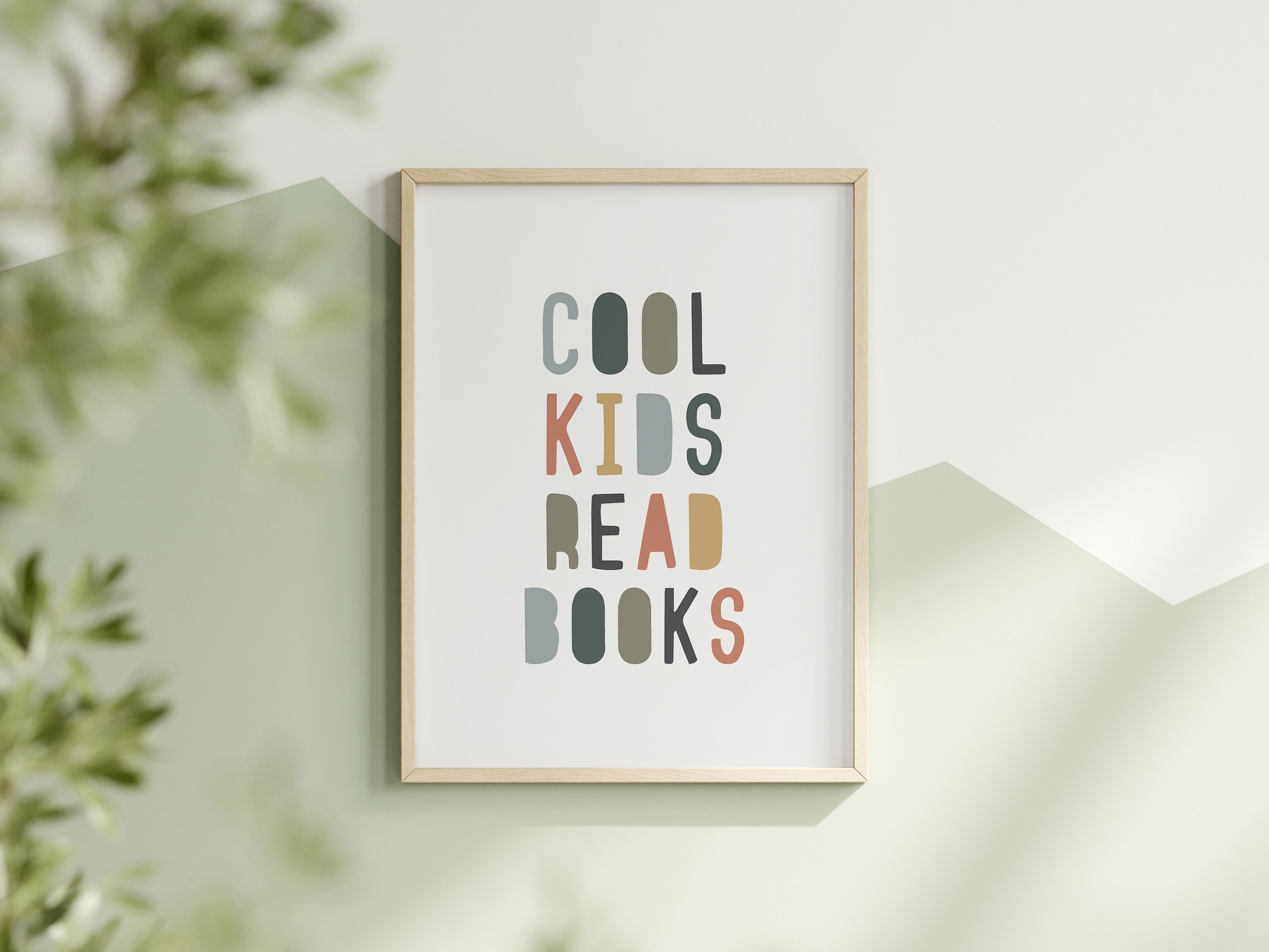 Kids Reading Corner Set of 6 Montessori Reading Wall Art Decor Boho ...