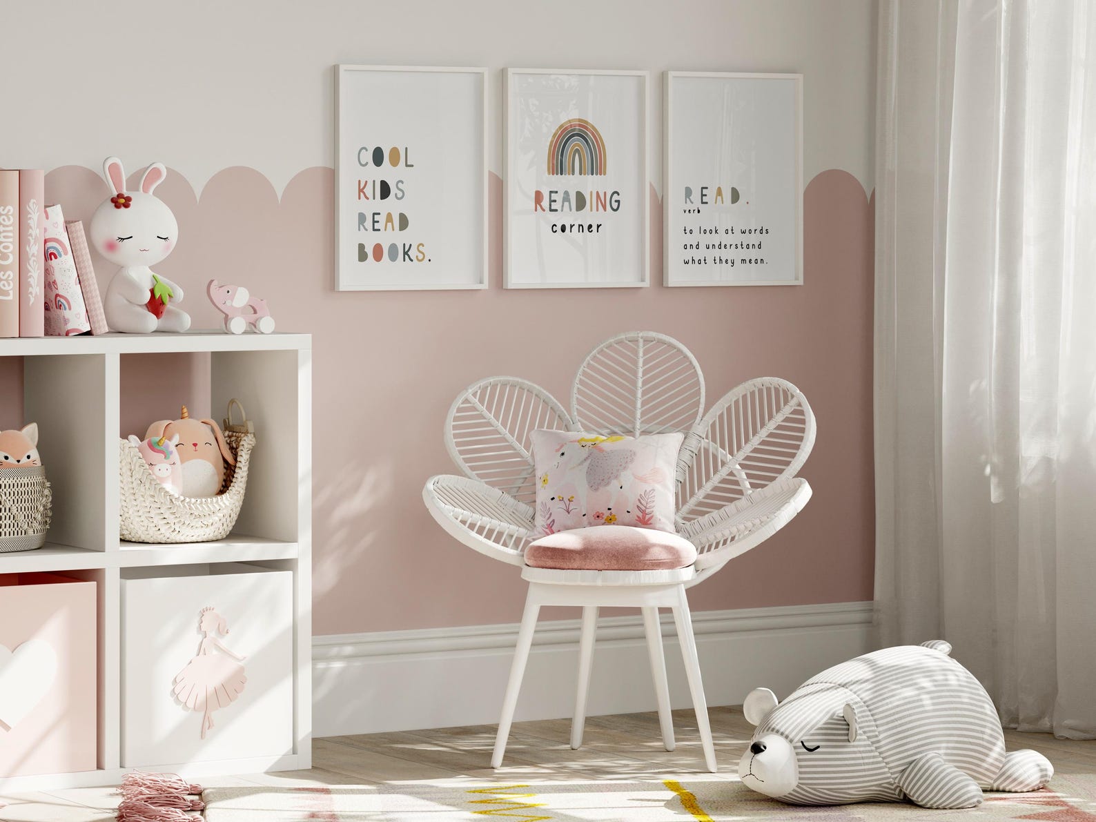 Read Meaning Wall Art for Kids Room Decor Set of 3 Cool Kids Read Books ...
