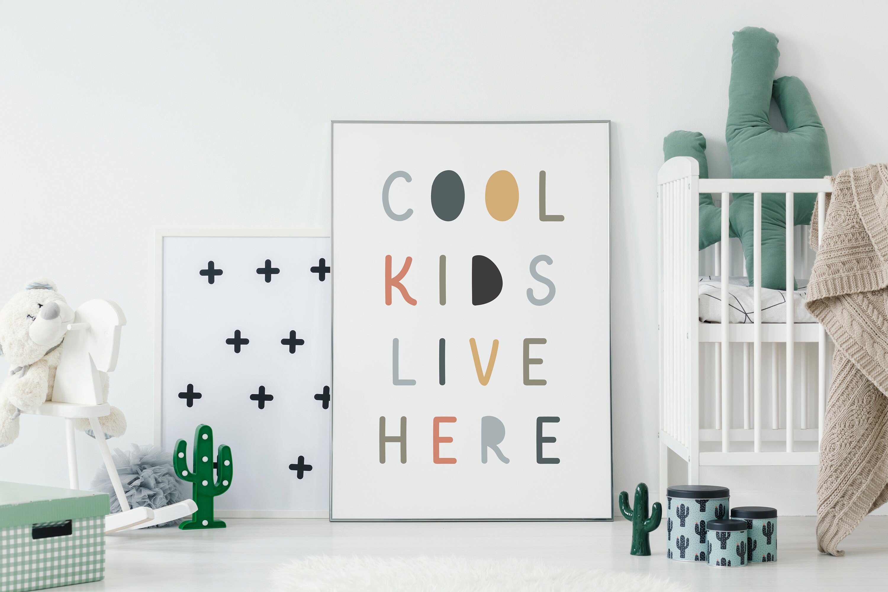Cool Kids Live Here Sign Kids Wall Decor Boho Playroom Decor - Etsy