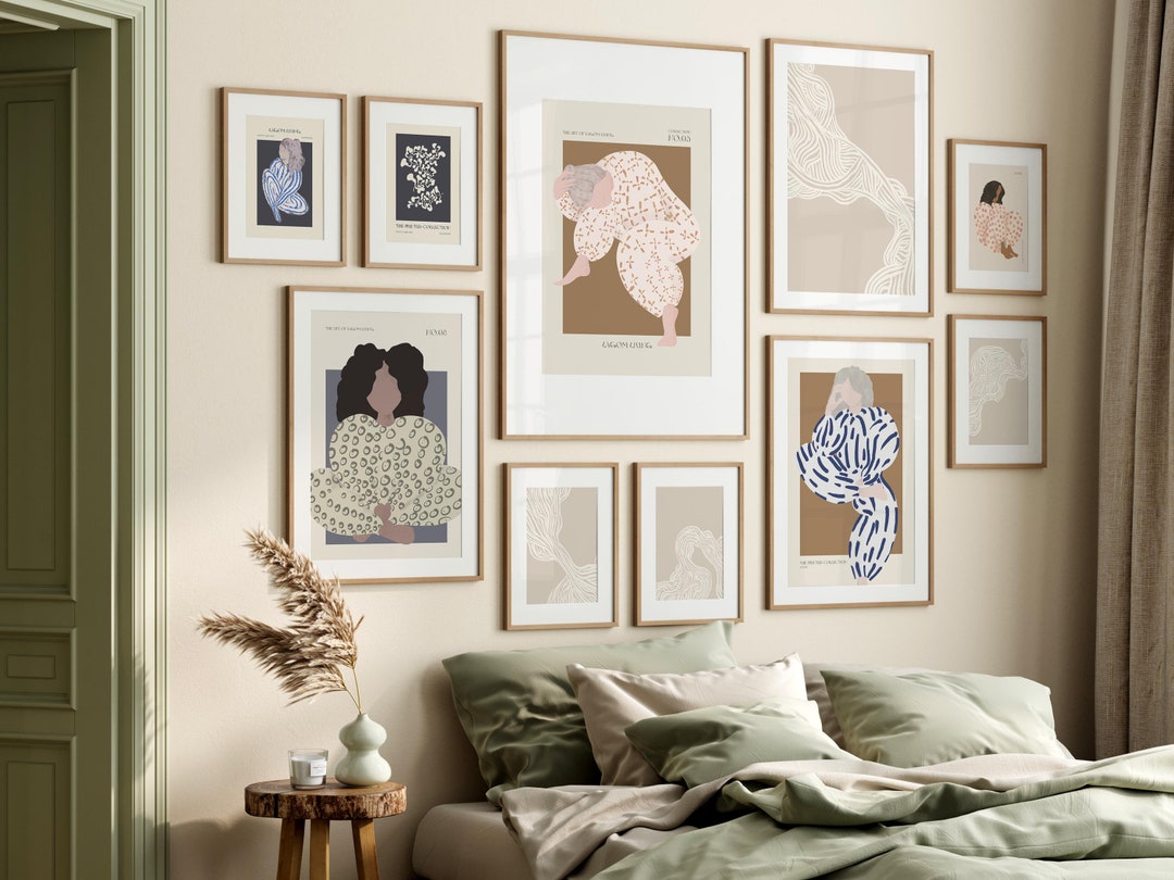 Feminine Collection Abstract Posters Modern Abstract Art Prints Chic ...