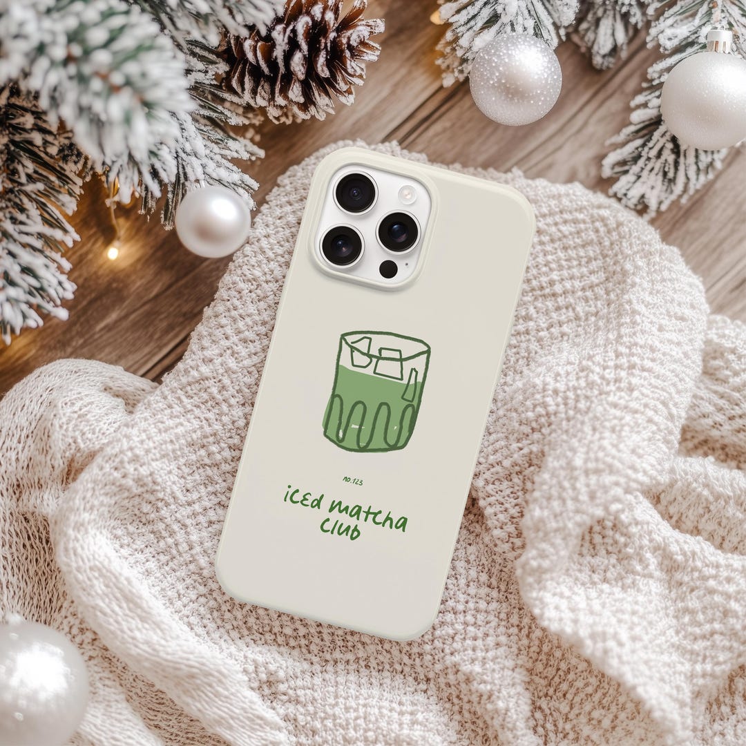Iced Matcha Art Flexi Case Trendy Green Tea Phone Cover Matcha Lover's ...