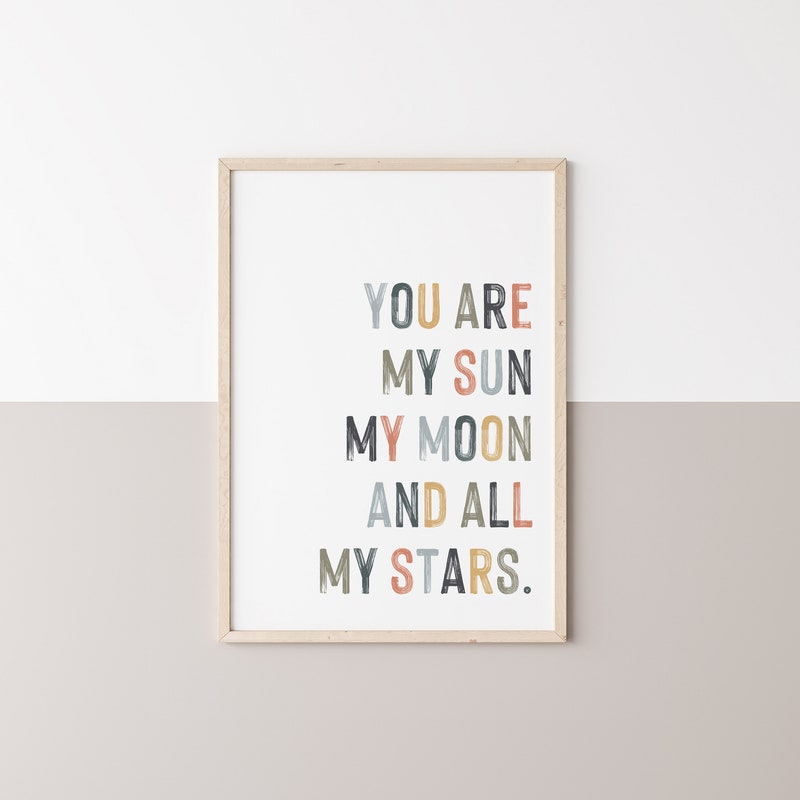 My Sun and Stars - Etsy