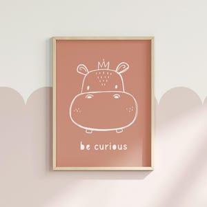 Safari Animal Affirmations Decor Set of 6 Jungle Playroom Wall Art ...