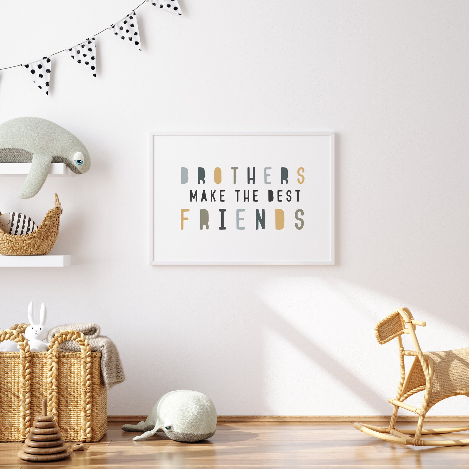 Brothers Make the Best Friends Printable Boy Nursery Prints Brothers ...