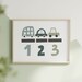 Cars Nursery Gallery Wall Set Transportation Nursery Decor Vehicle Art ...