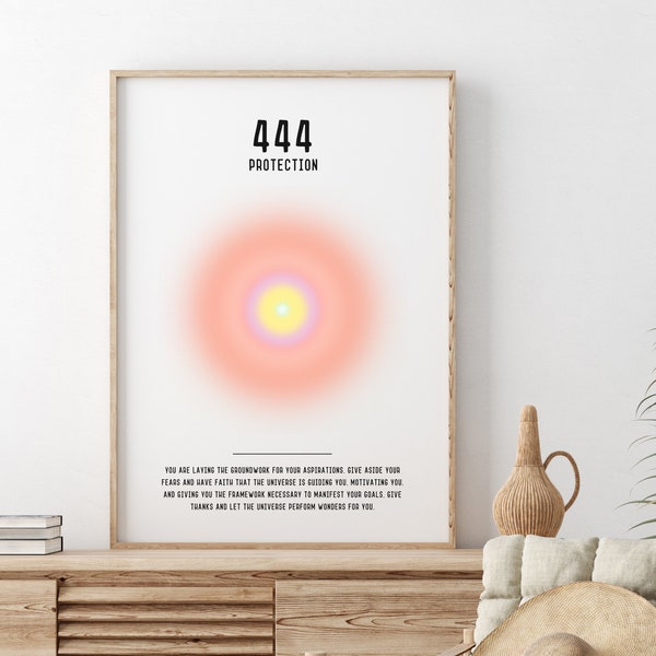 444 Poster - Etsy