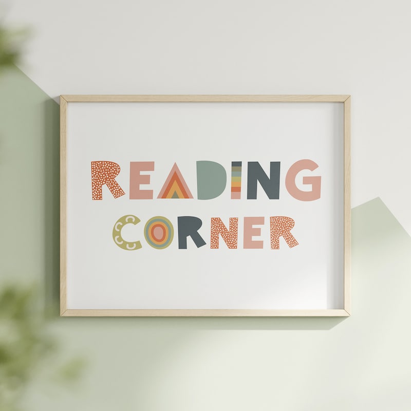 Reading Corner Sign - Etsy