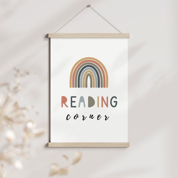 Reading Corner Sign - Etsy