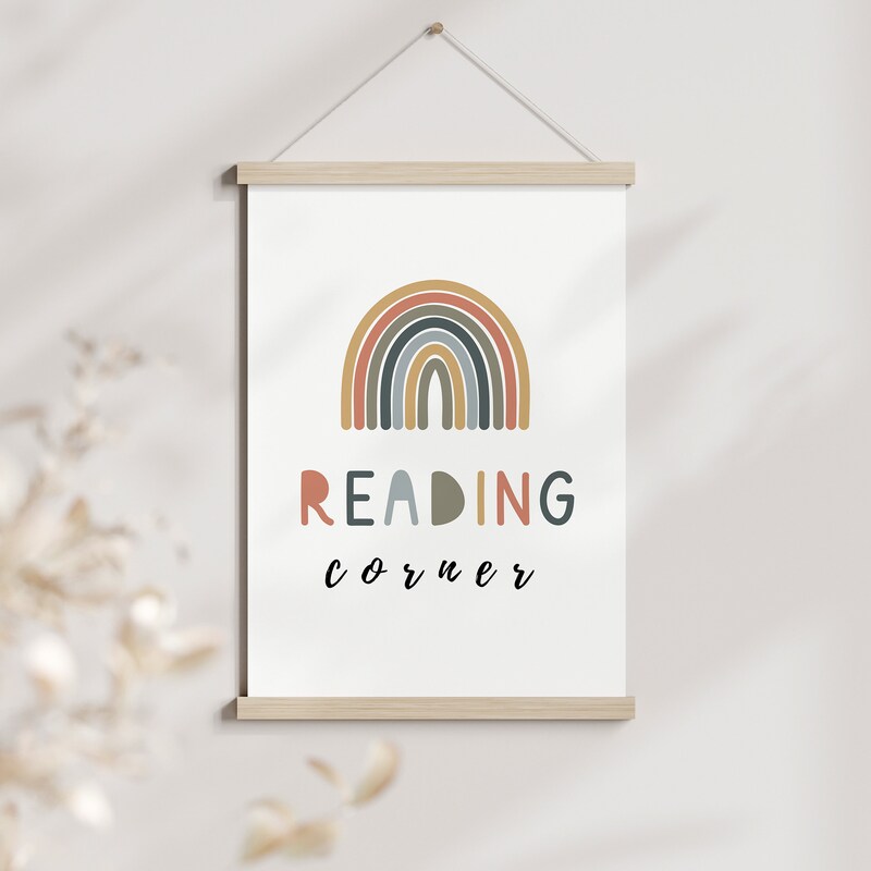 Reading Corner Sign - Etsy