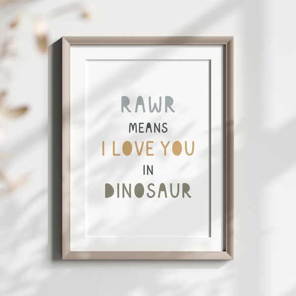 Dinosaur Rawr - Etsy