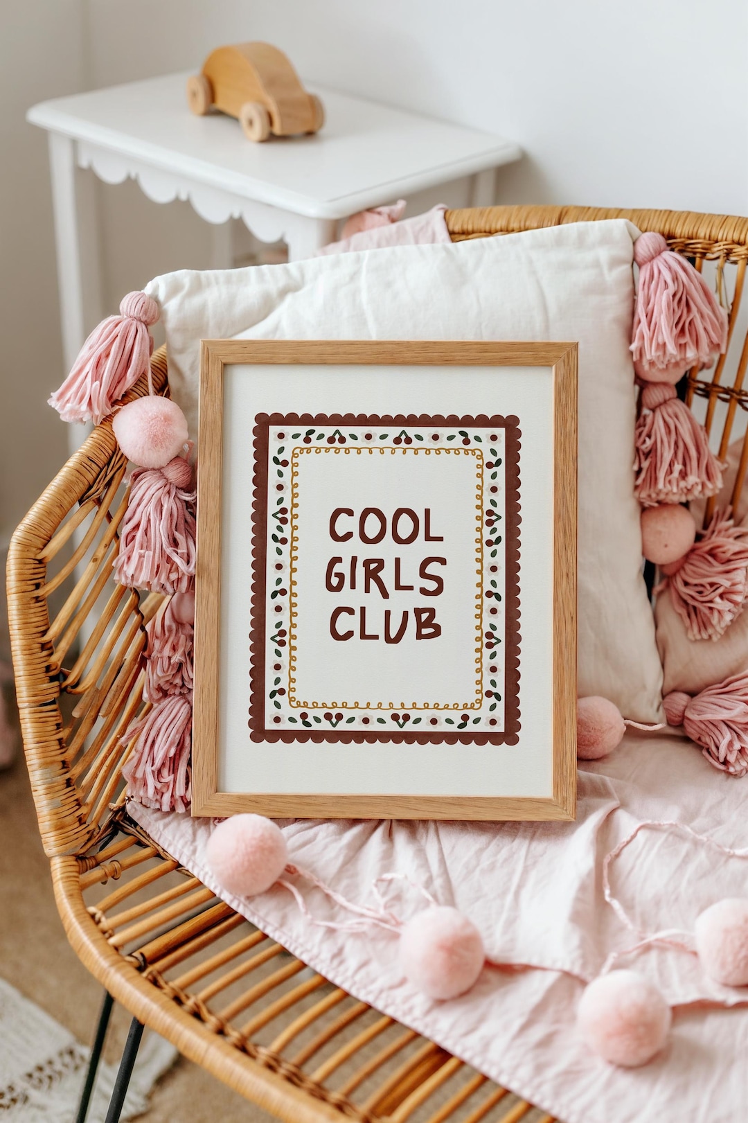 Cool Girls Club Print Charming Girlhood Artwork for Kid's Decor ...