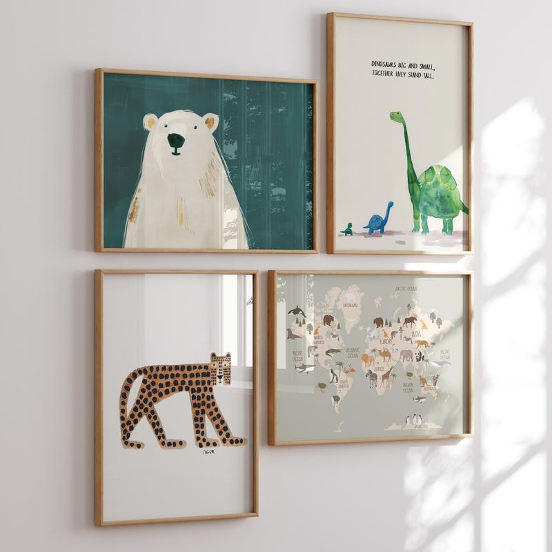 Kids Art Print Sets - Etsy