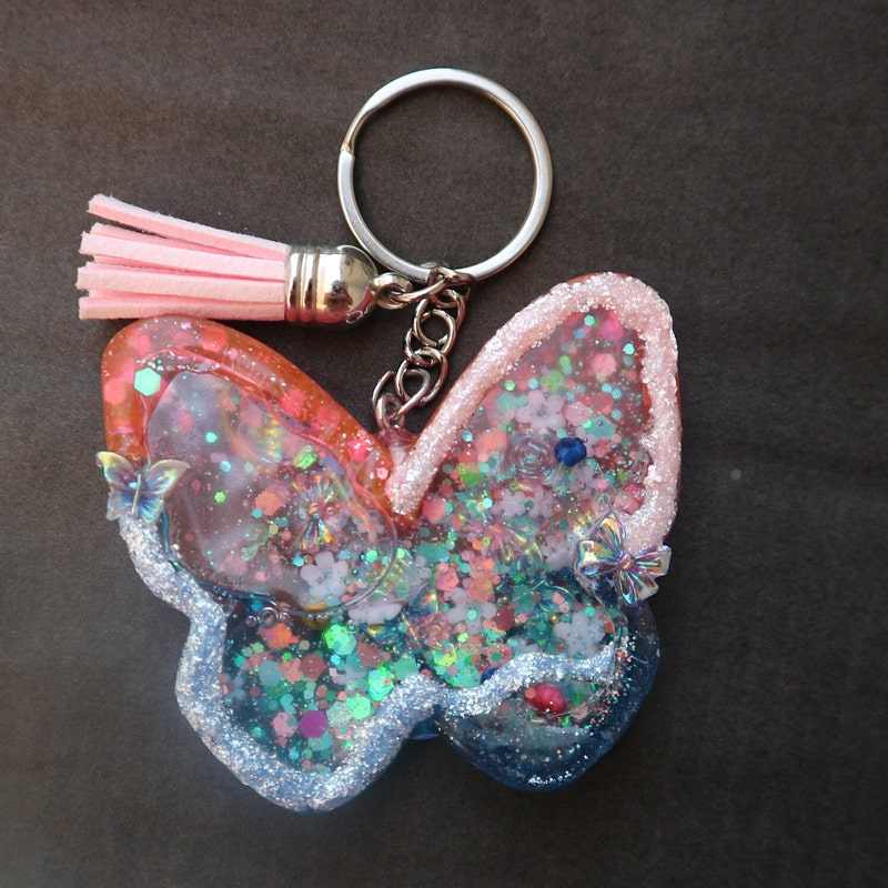 Butterfly Keychain - Etsy