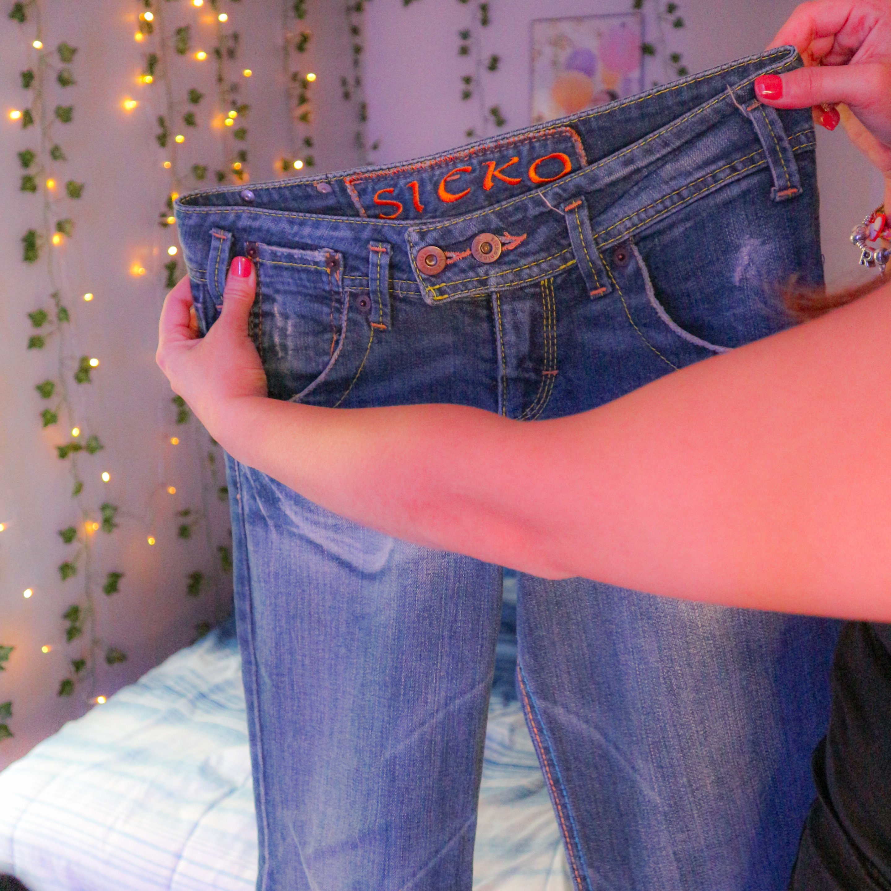 Boot Cut Denim Excellent Quality Vintage Jeans Low Waist Sicko Denim ...