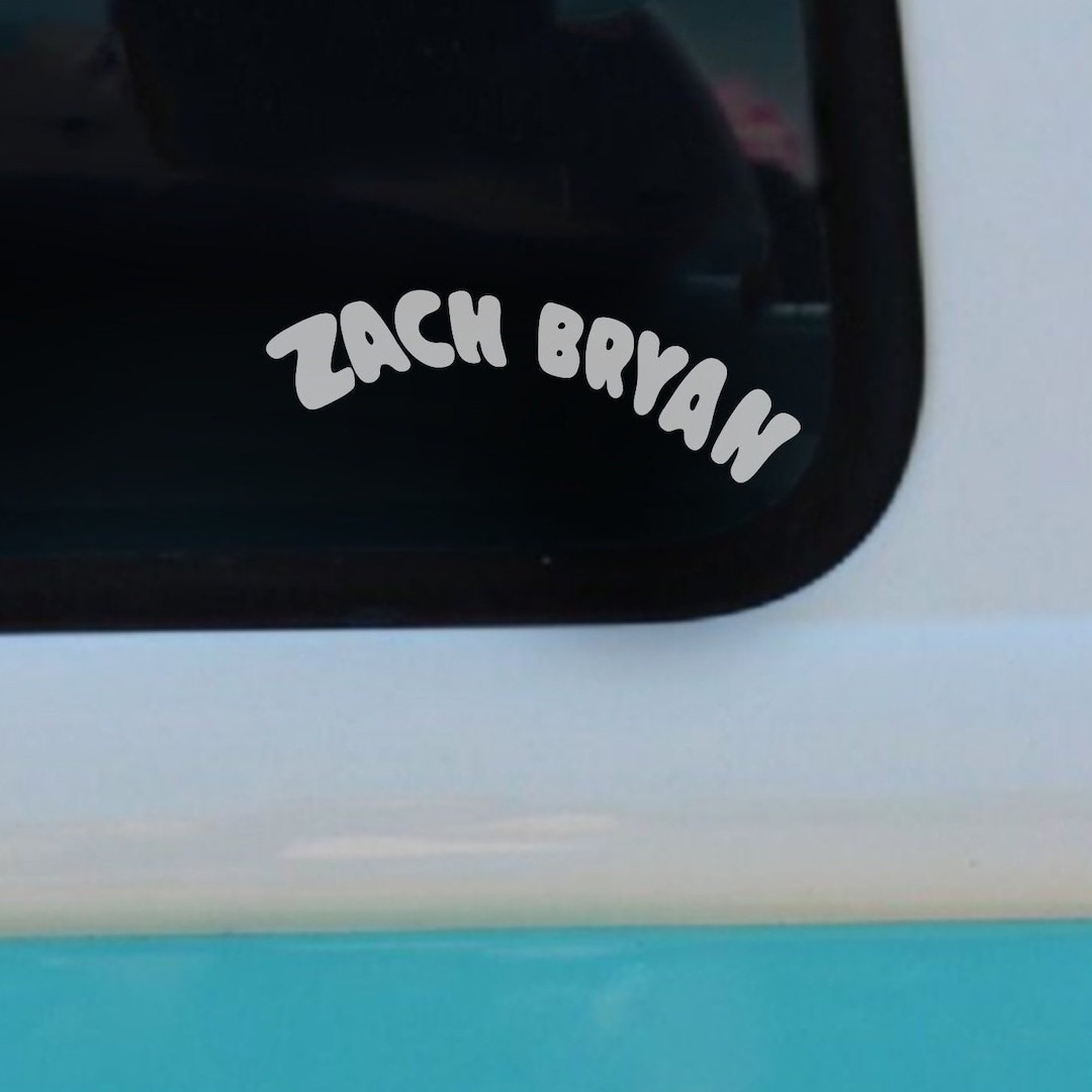 Zach Bryan Vinyl Sticker Zach Bryan Tumbler Sticker Vinyl Zach Bryan Vinyl Sticker for Car ...