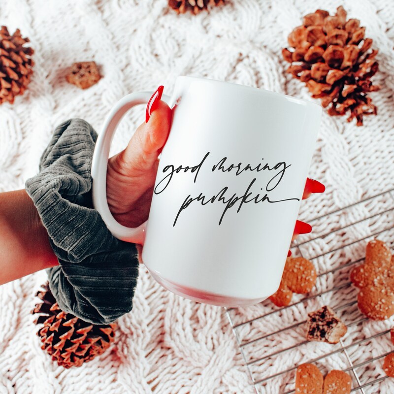 Good Morning Pumpkin Mug - Etsy