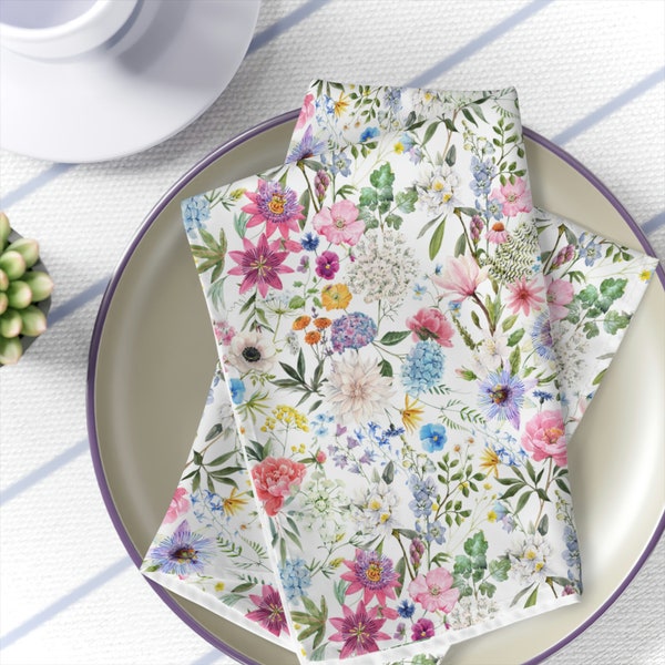 Spring Napkins - Etsy