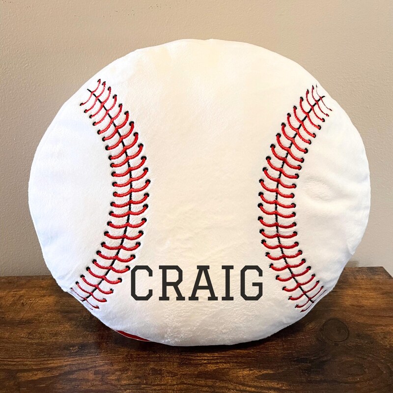 Baseball Pillow - Etsy