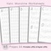 Italic Monoline Script Practice Sheets: A4 Calligraphy Tracing (digital ...