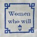 Wellesley College "women Who Will" Needlepoint Canvas - Etsy