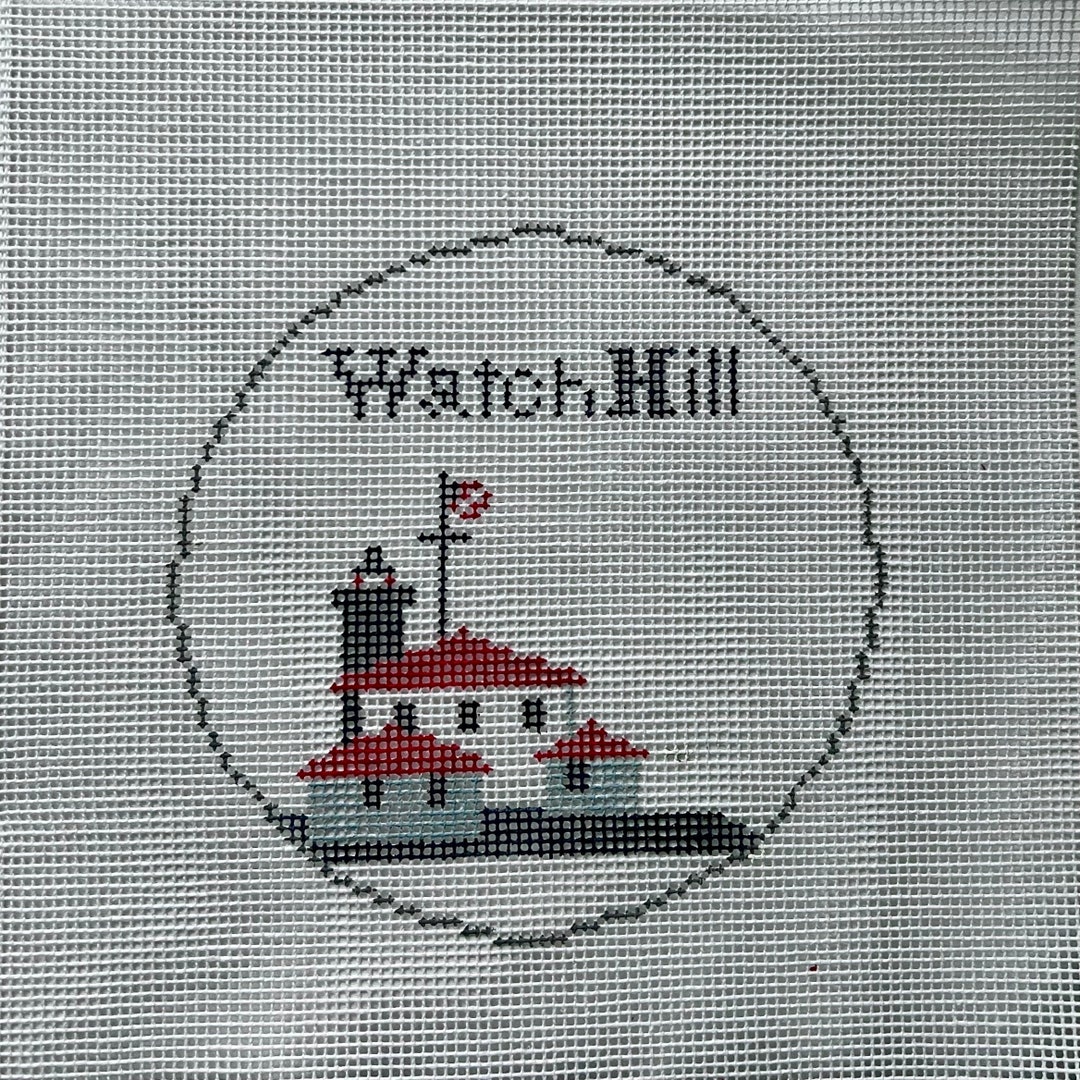 Watch Hill Lighthouse Needlepoint Canvas - Etsy