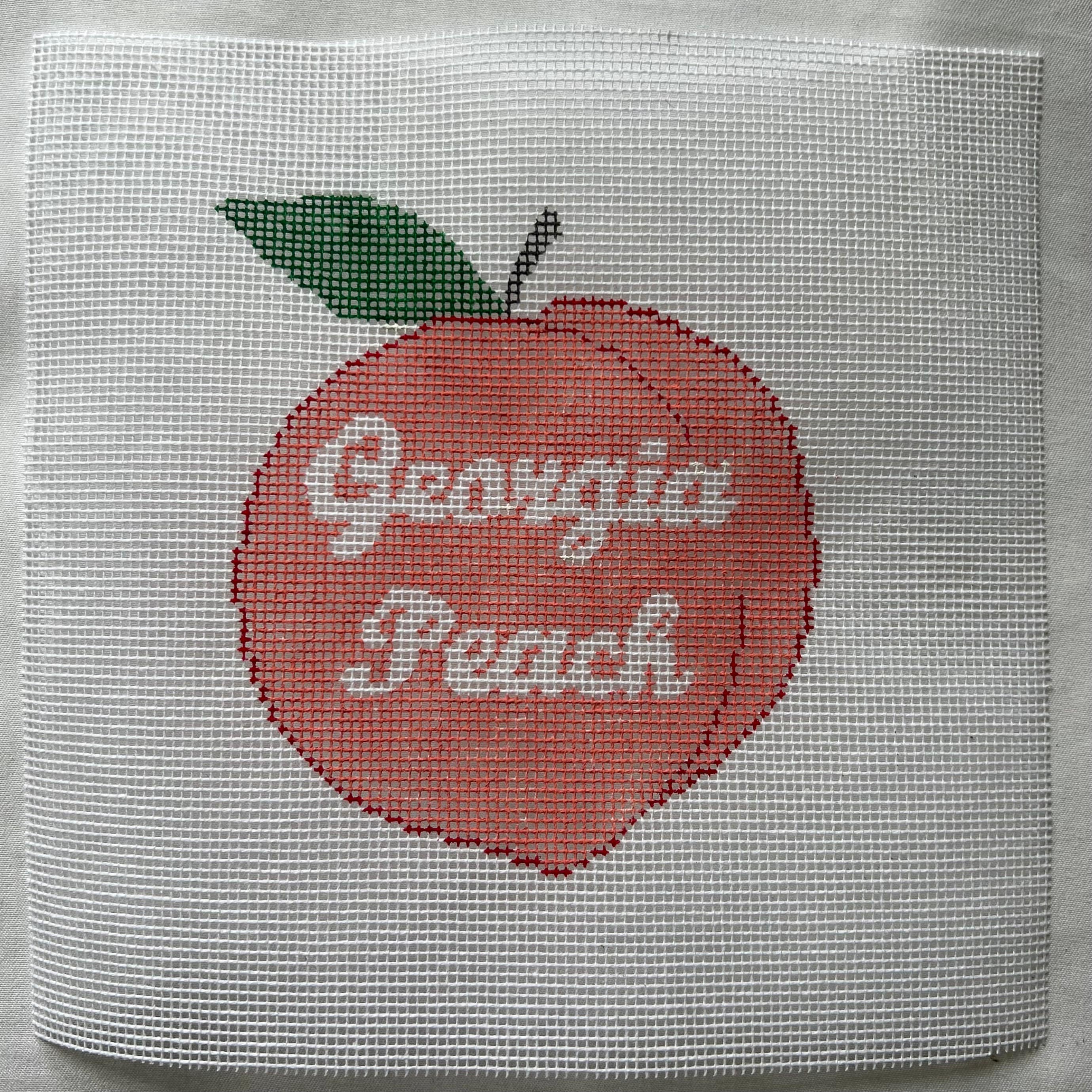Georgia Peach Needlepoint Canvas - Etsy