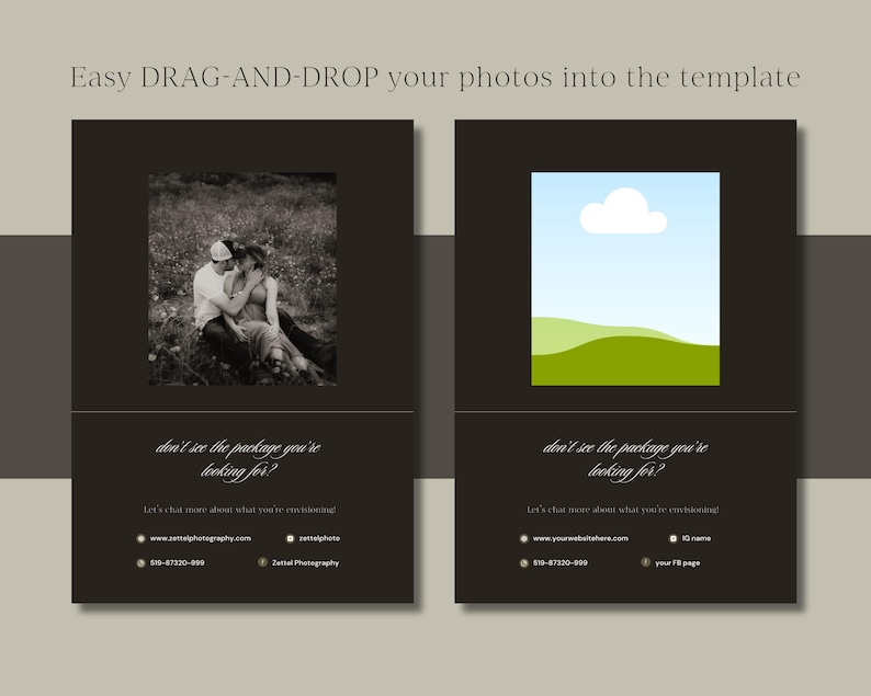 Lifestyle Photography Packages Template, Milestone Photography Pricing ...