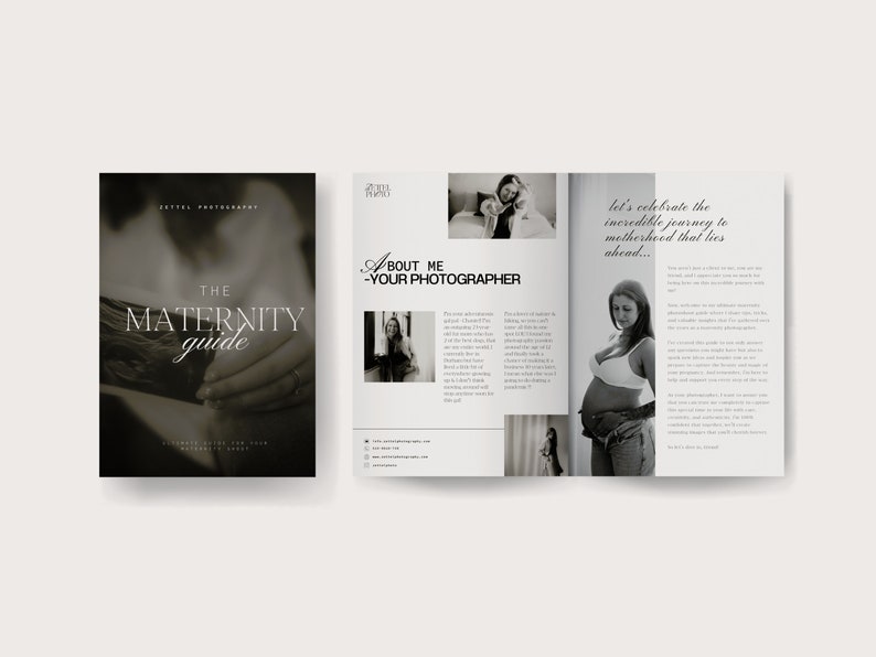 CANVA Maternity Session Client Guide With Pre-written Content ...