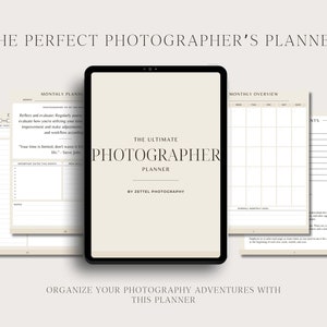 Digital Planner for Photographers, Daily, Weekly, Monthly Planning ...